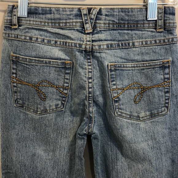 Faded Glory | Bottoms | Faded Glory Stretch Light Wash Flare Jeans Sz 8 ...